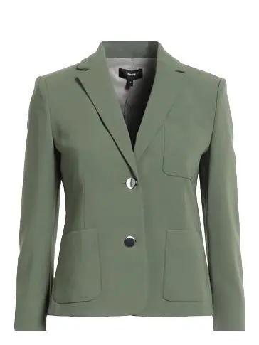 Theory Single-breasted Blazer - Green