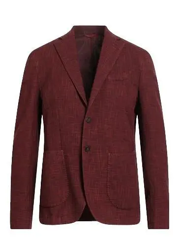 TAILOR CLUB Cotton, Linen, Silk Blazer - Red