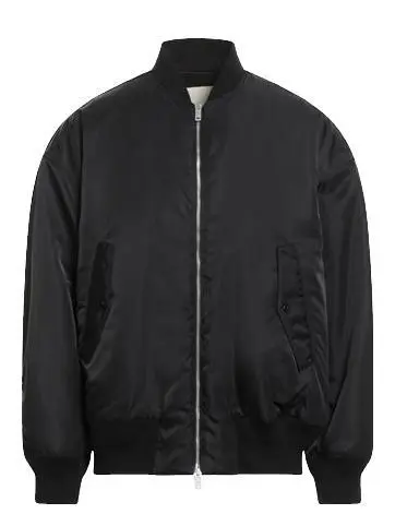 Emporio Armani Bomber Jacket With Heavyweight Padding - Black