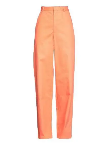 INDRESS Cotton Gabardine Wide-leg Pants - Orange