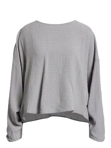 Emporio Armani Woven Top - Grey