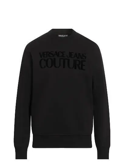 Versace Cotton French Terry Sweatshirt - Black