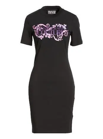 Versace Mini T-shirt Dress - Black