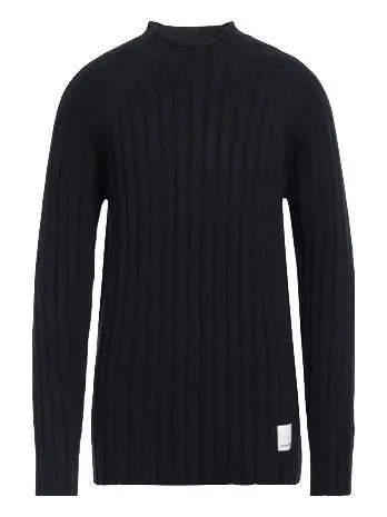 Emporio Armani Ribbed-knit Turtleneck - Navy
