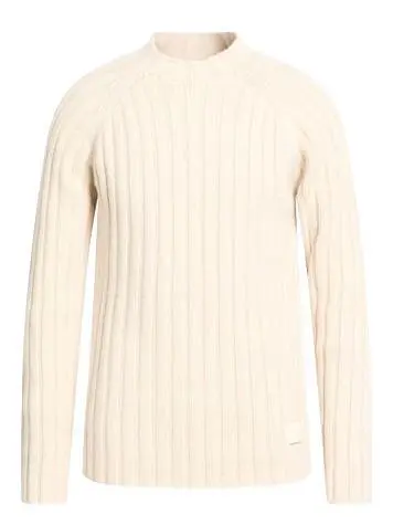 Emporio Armani Ribbed-knit Turtleneck - White