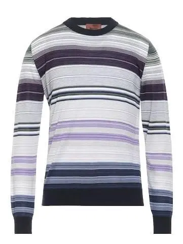Missoni Printed Wool Sweater - Navy
