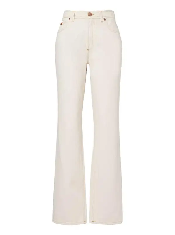 TOD'S High-rise Straight Jeans - White