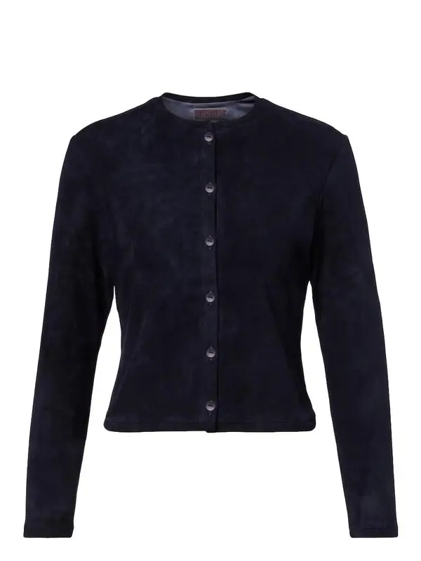 Stouls Astrid 24 Suede Cardigan - Blue