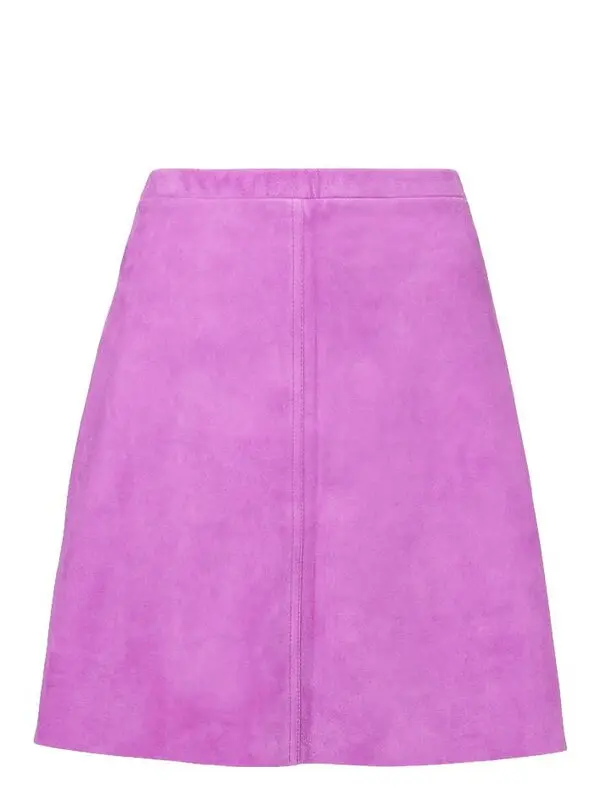 Stouls Mila Suede Miniskirt - Pink