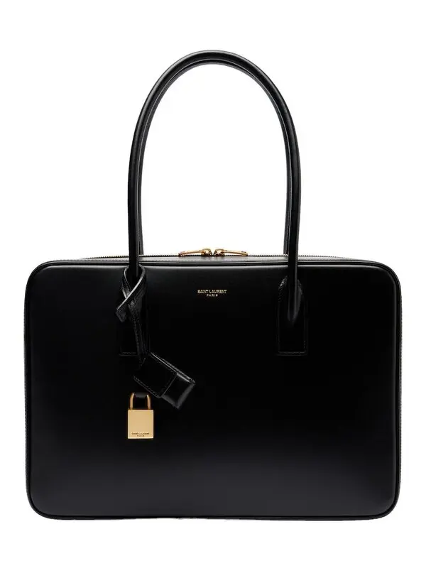 Saint Laurent Sac De Jour Leather Tote Bag - Black