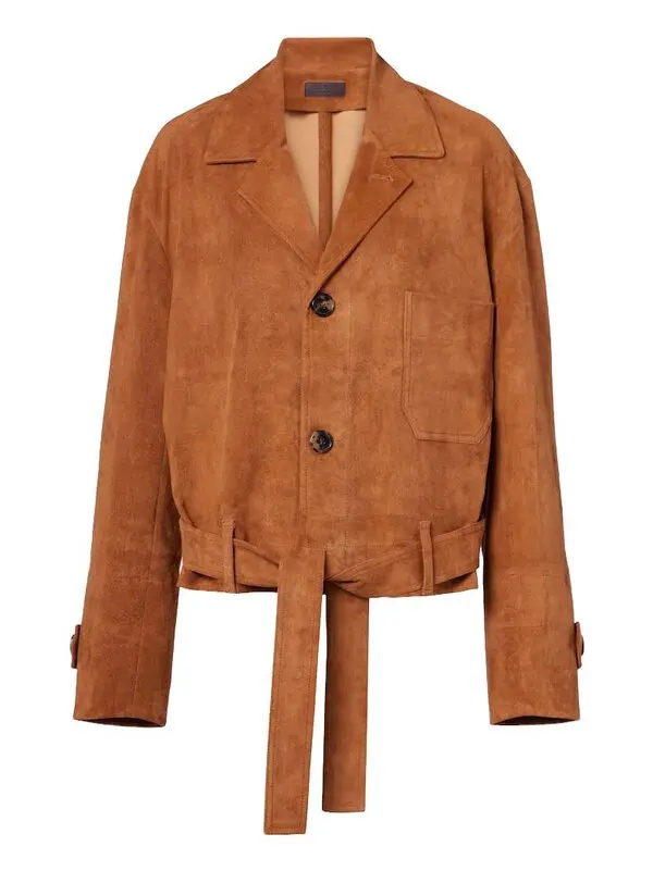 Stouls Alfi Suede Jacket - Brown
