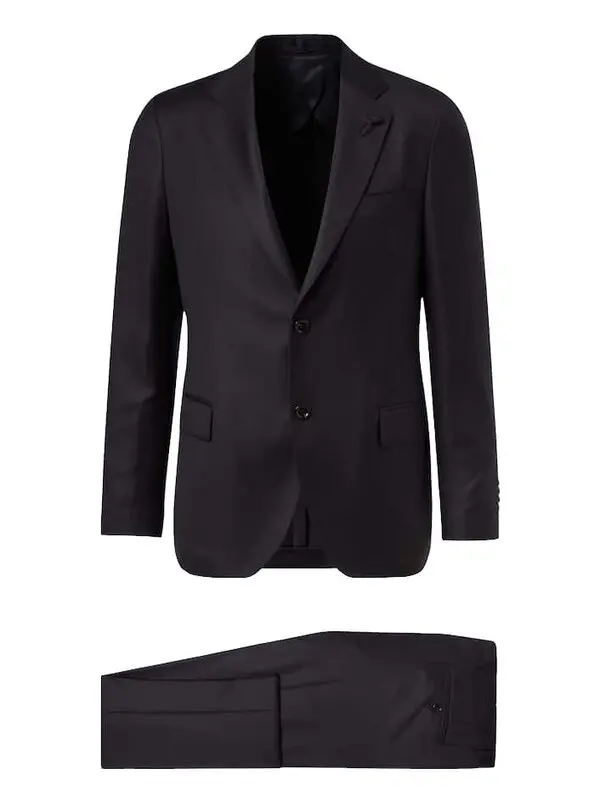 LARDINI Virgin Wool Suit - Blue