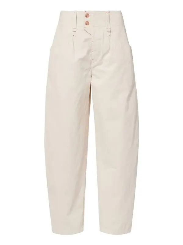 Isabel Marant Oumaya Barrel-leg Jeans - Beige