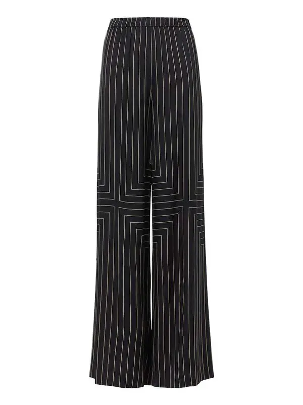 JOSEPH Hulin Wide-leg Pants - Black