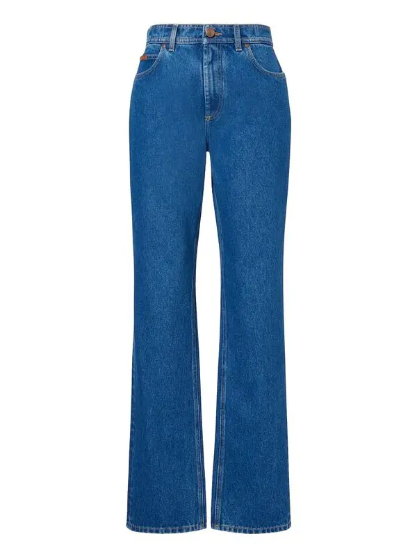TOD'S High-rise Straight Jeans - Blue