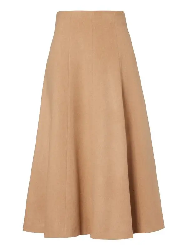 Max Mara Geneve Midi Skirt - Beige