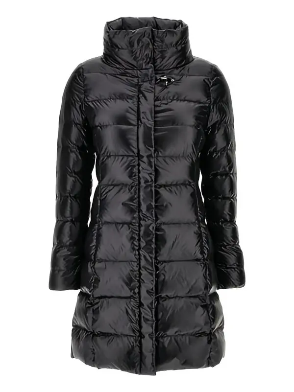 FAY Long Down Jacket - Black