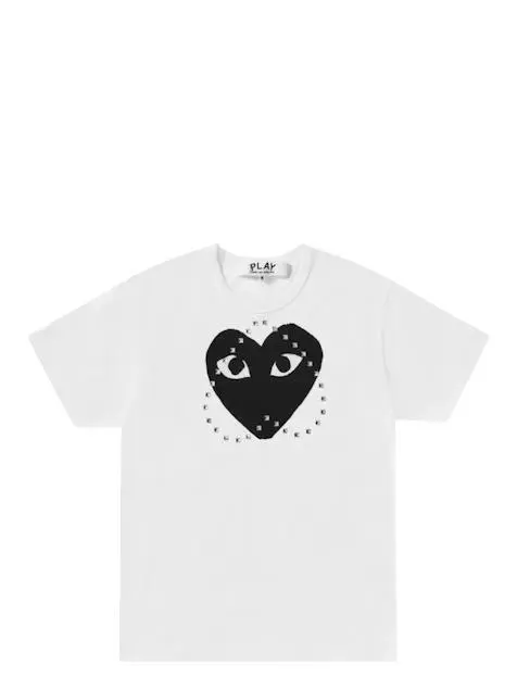 Comme Des Garçons Play Logo Stud P1t804 T-shirt - White