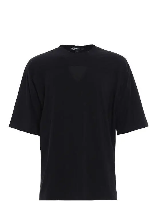 Adidas Y3 Nomadic Short Sleeve Tee Shirt - Black