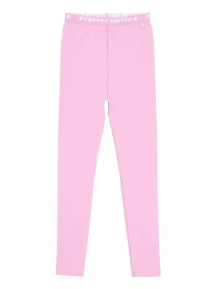 Chrome Hearts Logo Leggings - Baby Pink