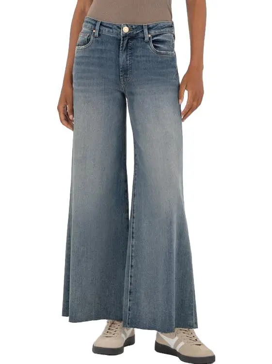 Kut From The Kloth Ryan High-waist Wide Leg Jeans - Believe