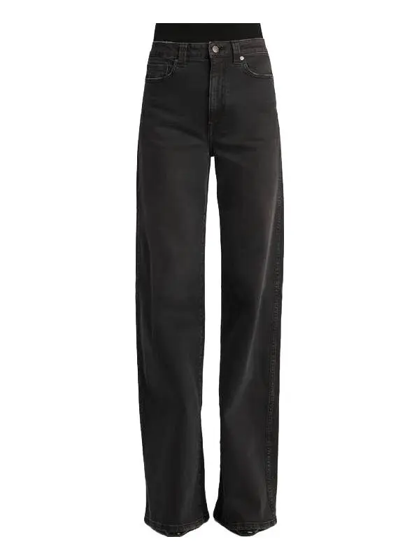 Khaite Dane High-waist Wide-leg Jeans - Clifton