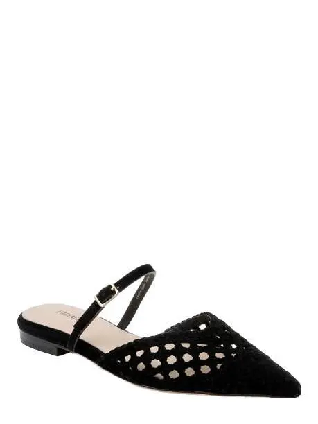 L'Agence Jacklyn Mary Jane Mule - Black Suede