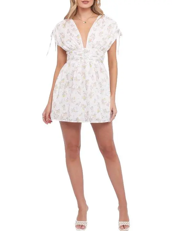 PETAL & PUP Wendi Ruffle Mini Dress - Floral