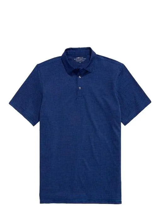 Vineyard Vines Golf Print Sankaty Performance Polo - Hounds Blu Depth