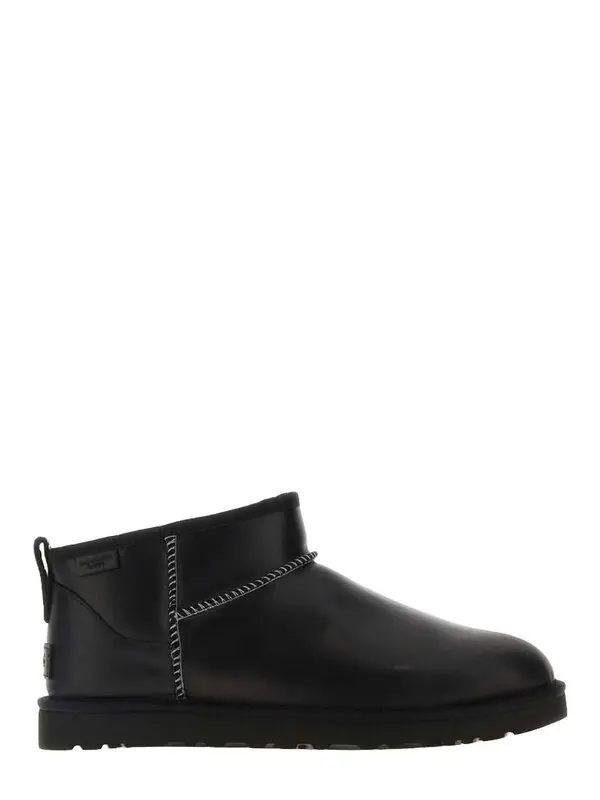 UGG Classic Ultra Mini Ankle Boots - Black