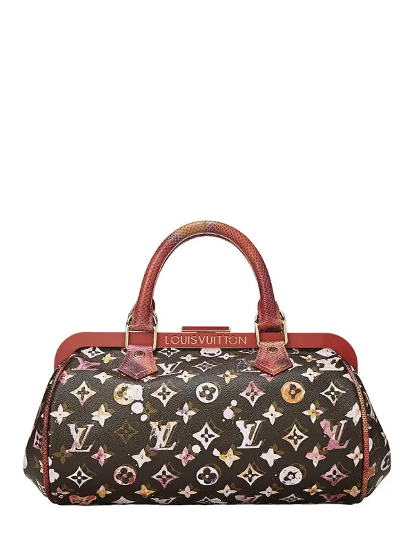 LOUIS VUITTON Richard Prince Monogram Watercolor Papillon - Red
