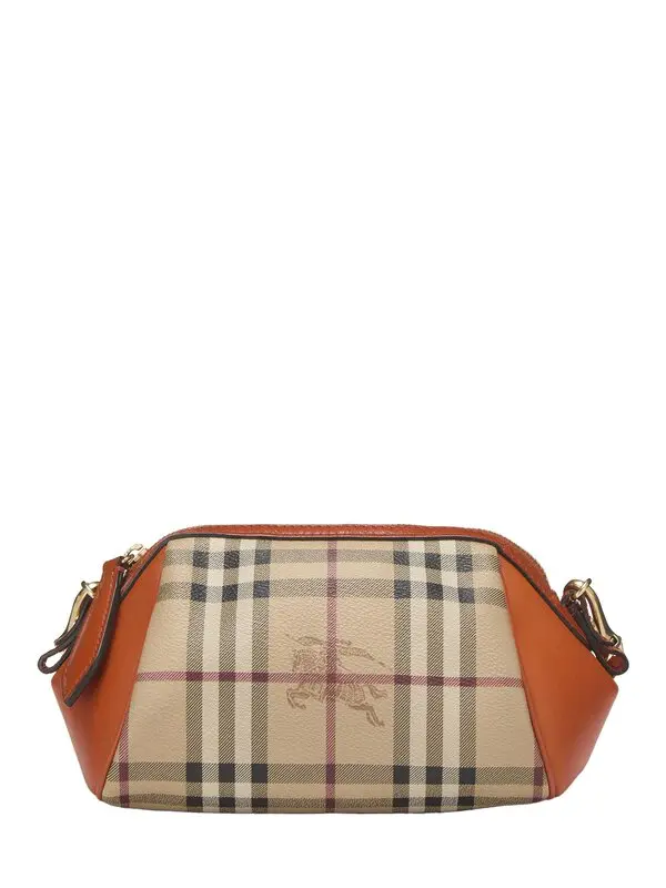 Burberry Haymarket Check Blaze Crossbody - Orange