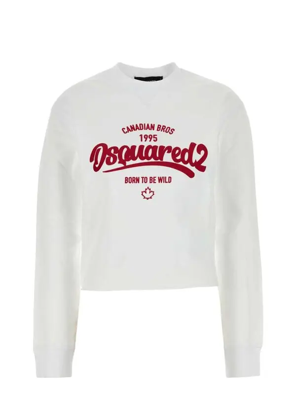 Dsquared2 Cotton Sweatshirt - White