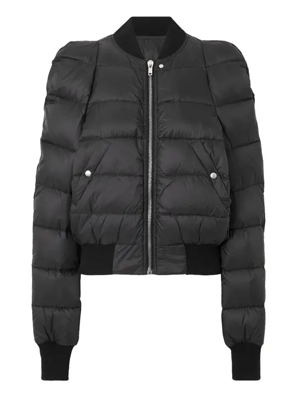 Rick Owens Padded Shell Bomber Jacket - Black
