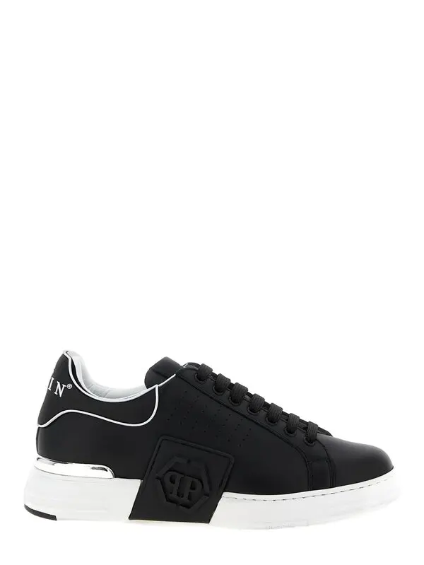Philipp Plein Lace Up Sneakers - Black