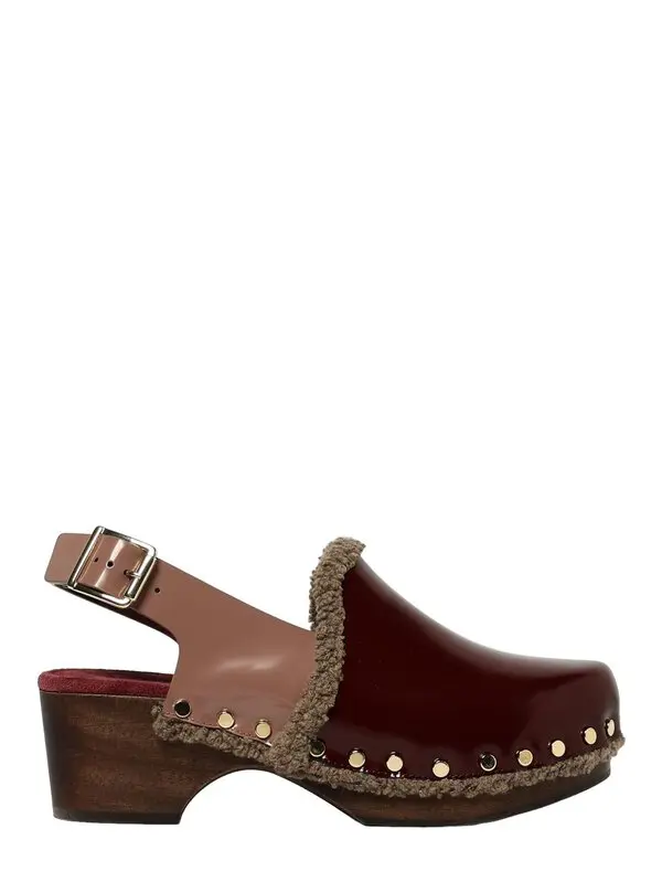 Antonio Marras Platform Clogs - Burgundy