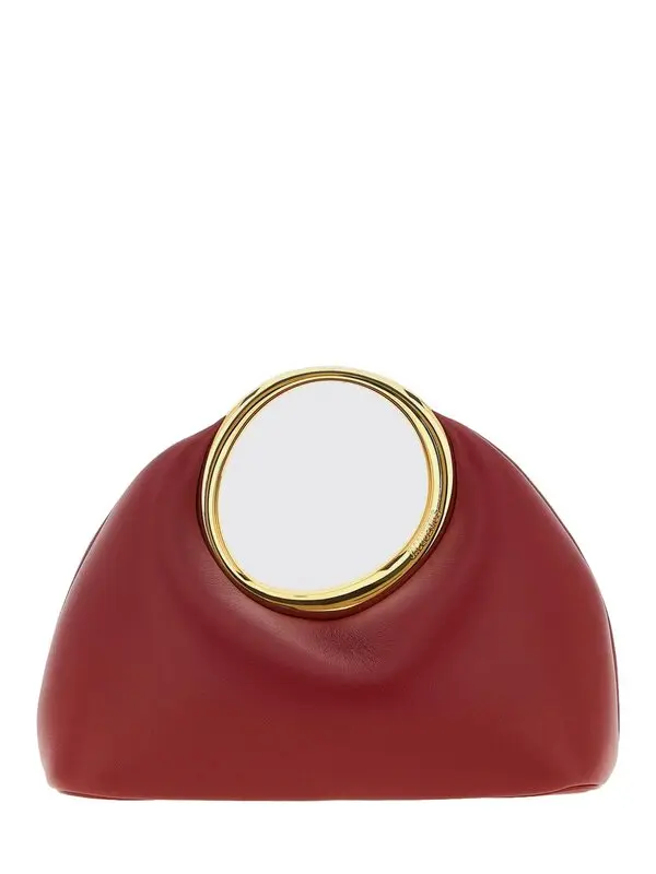 Jacquemus Handbag With Hoop Handle - Red