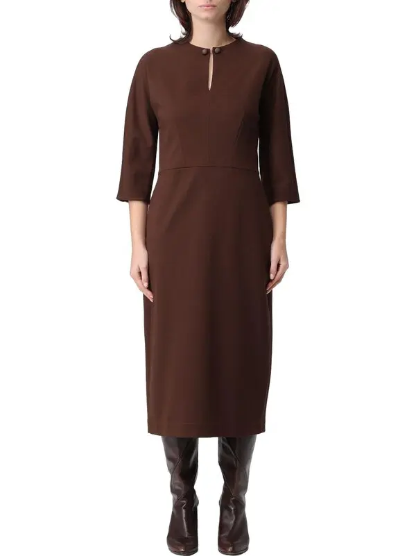 Fabiana Filippi Midi Dress - Brown