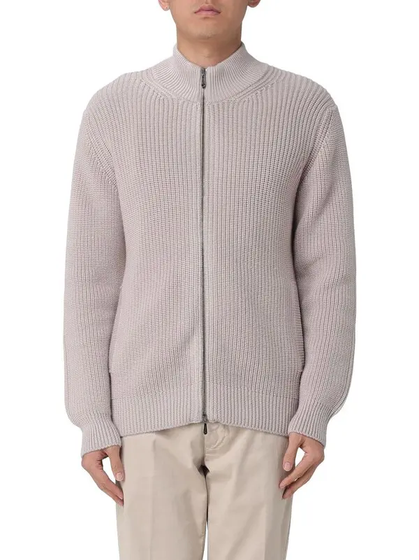 DRUMOHR Zip-up Sweater - Cream