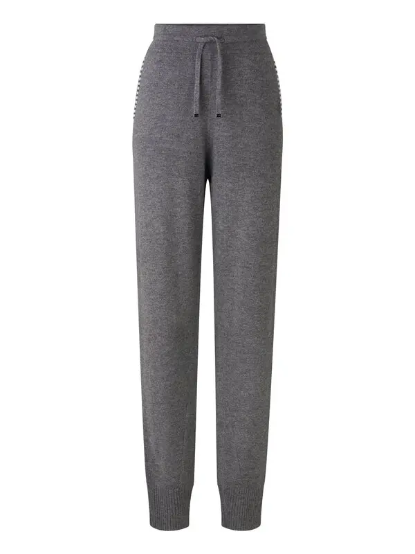 Bogner Knitted Trousers - Anthracite