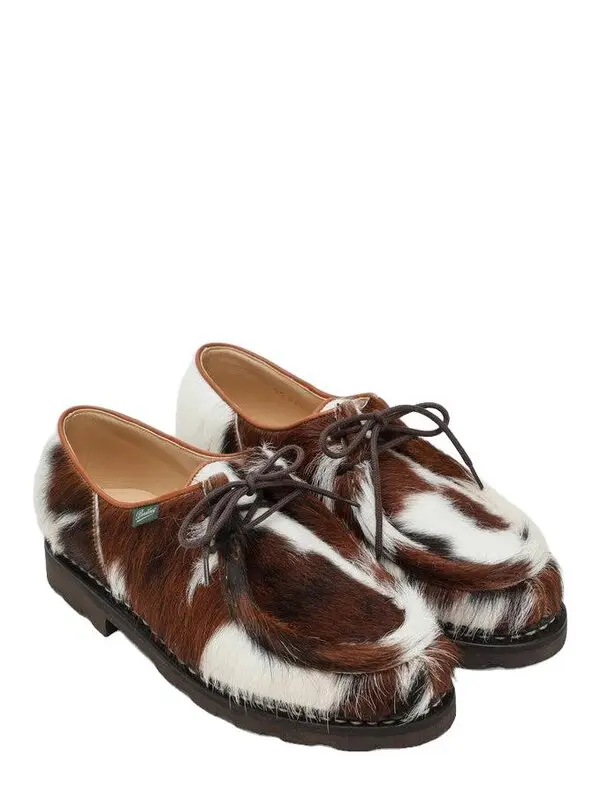 Paraboot Michael Pony Hair Lace-up Shoes - Brown