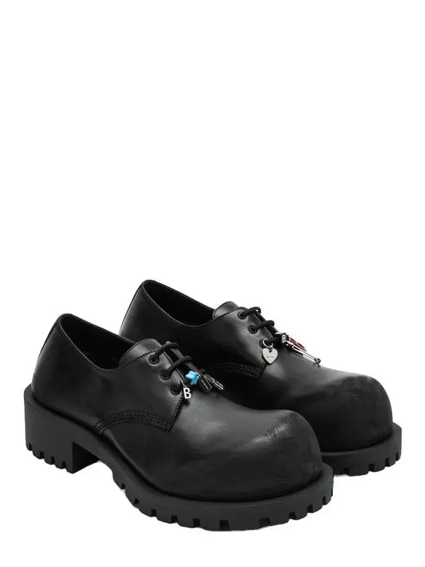 Balenciaga Leather Derby Hummer - Black