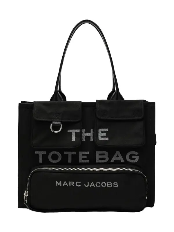 Marc Jacobs Cargo Canvas Large Tote Bag - Metal