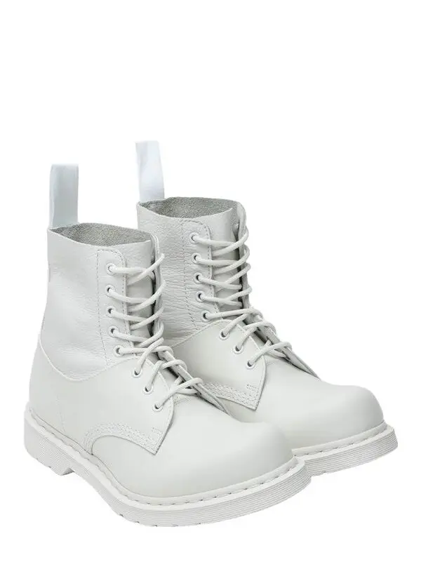 MM6 X DR. MARTENS Lace-up Boots - White