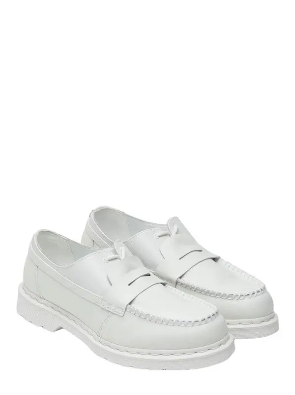 MM6 X DR. MARTENS Mm6 Maison Margiela X Dr. Martens Leather Loafer - White