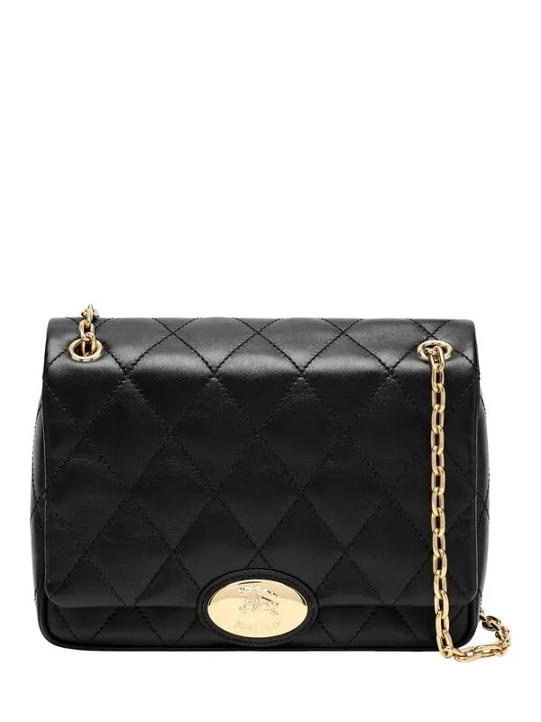 Burberry Strand Large Shoulder Bag - Black