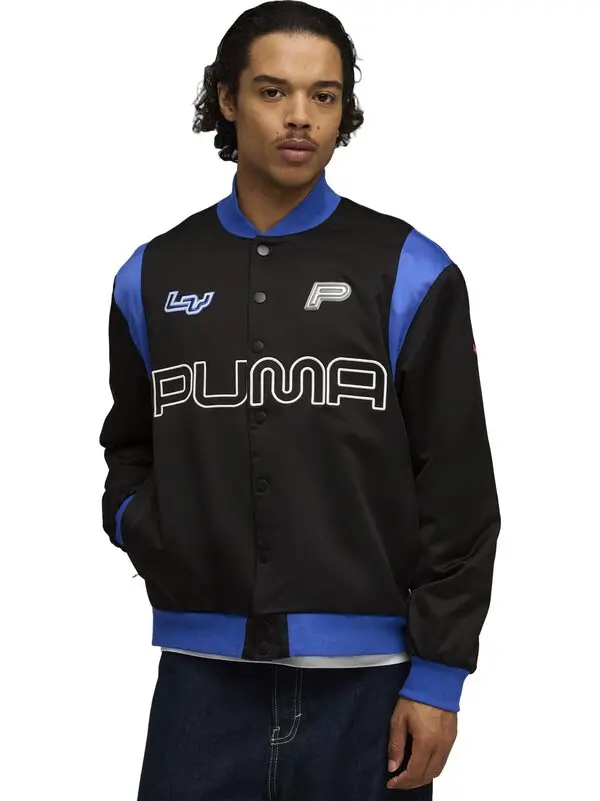 PUMA Las Vegas Long Sleeve Sport Leisure Jacket - Black
