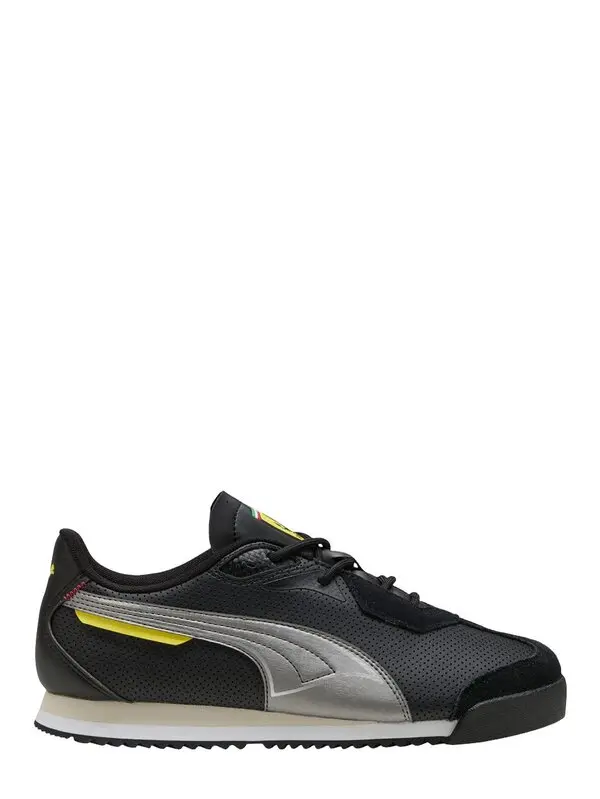 PUMA Scuderia Ferrari Roma Suede Sneakers - Black