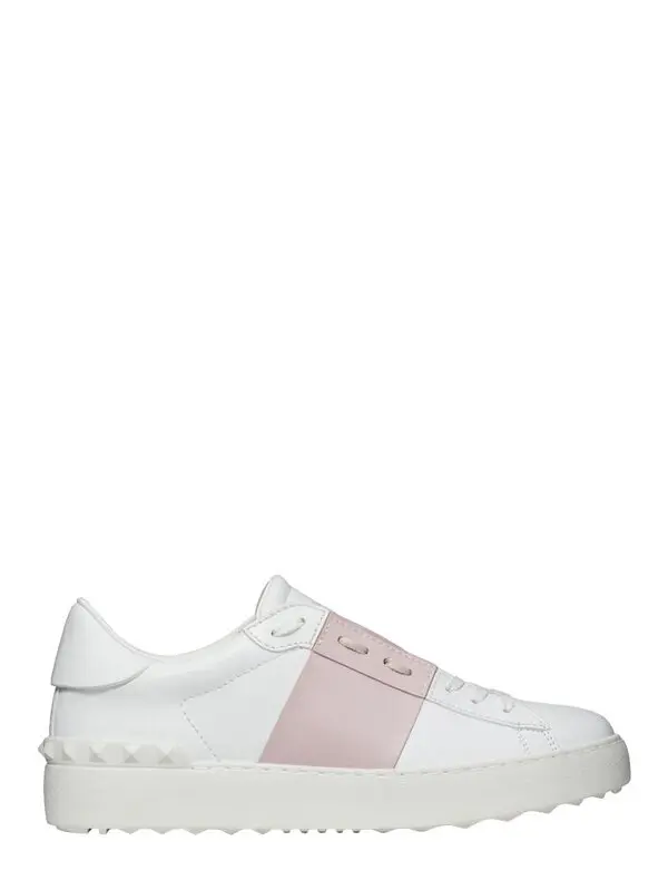 Valentino Garavani Open Leather Sneakers - White