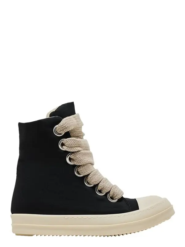 Rick Owens Hollywood Jumbo Lace High Top - Black